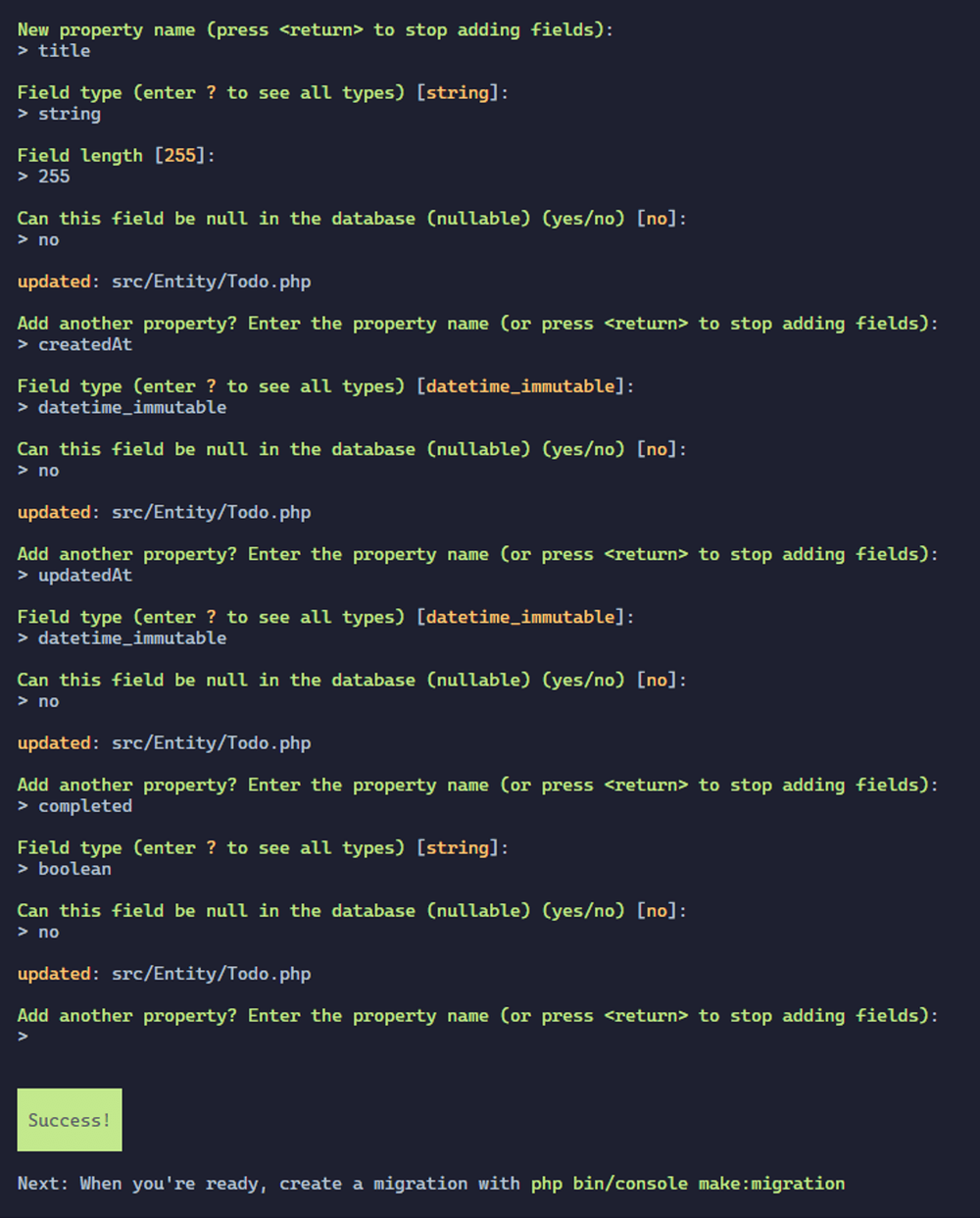How to Create and Manage Doctrine ORM Entities in Symfony 6